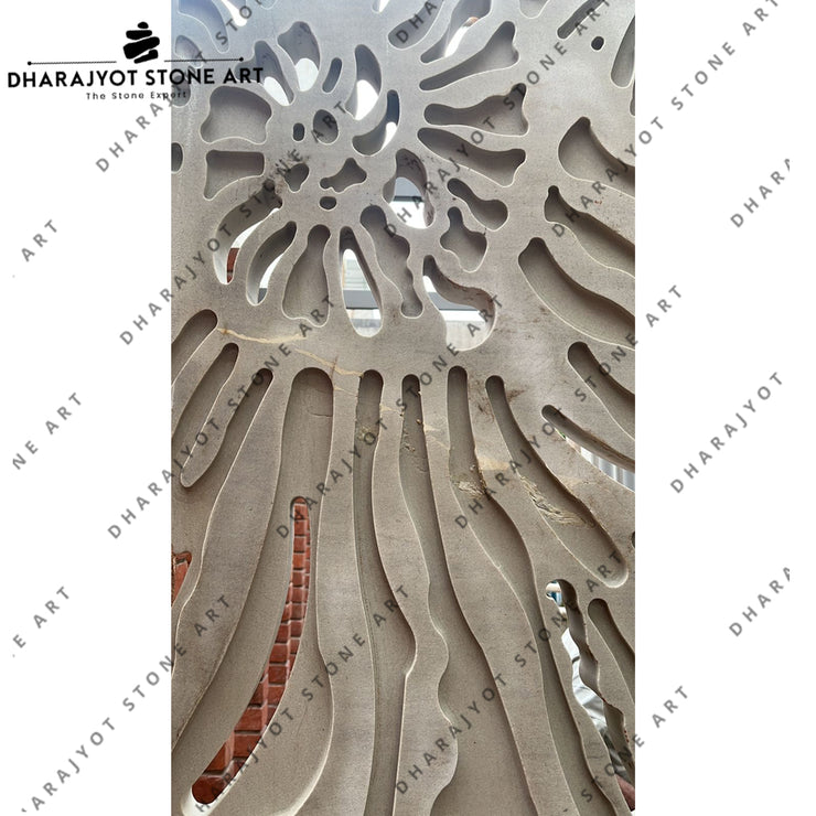 Home & Villa Decoration Natural Stone Jali Screen – Dharajyot Stone Art