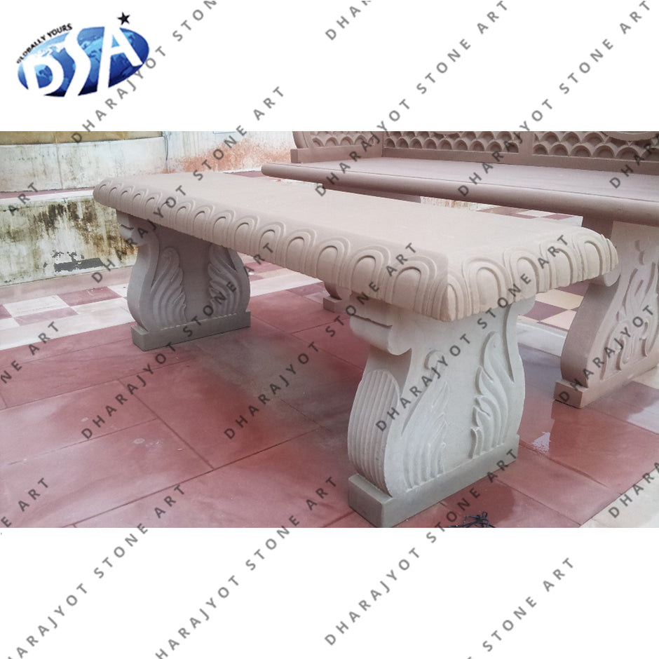 Stone Bench: Natural stone garden bench manufacturer in India ...