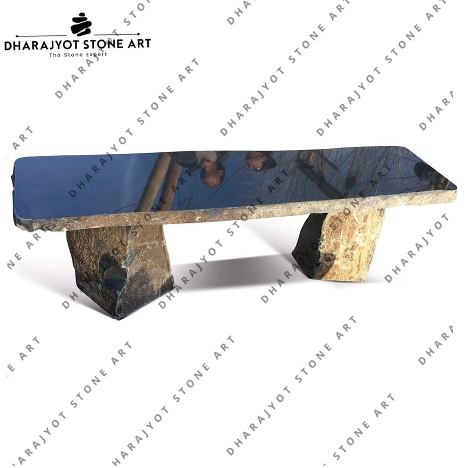 Stone Bench: Natural stone garden bench manufacturer in India ...