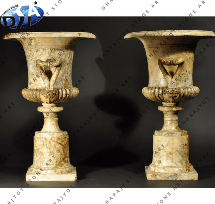 Natural Stone Granite Flower Pots & Planters – Dharajyot Stone Art