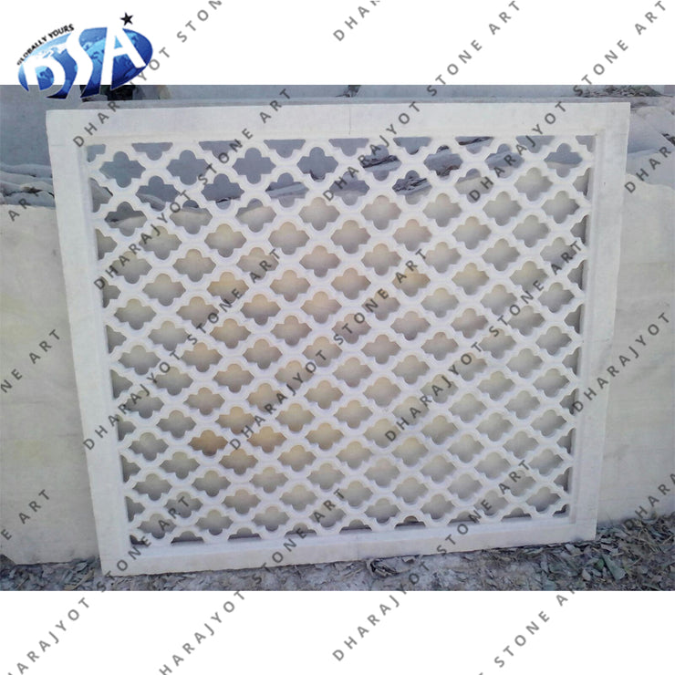 Marble Antique Design Jali Screen – Dharajyot Stone Art