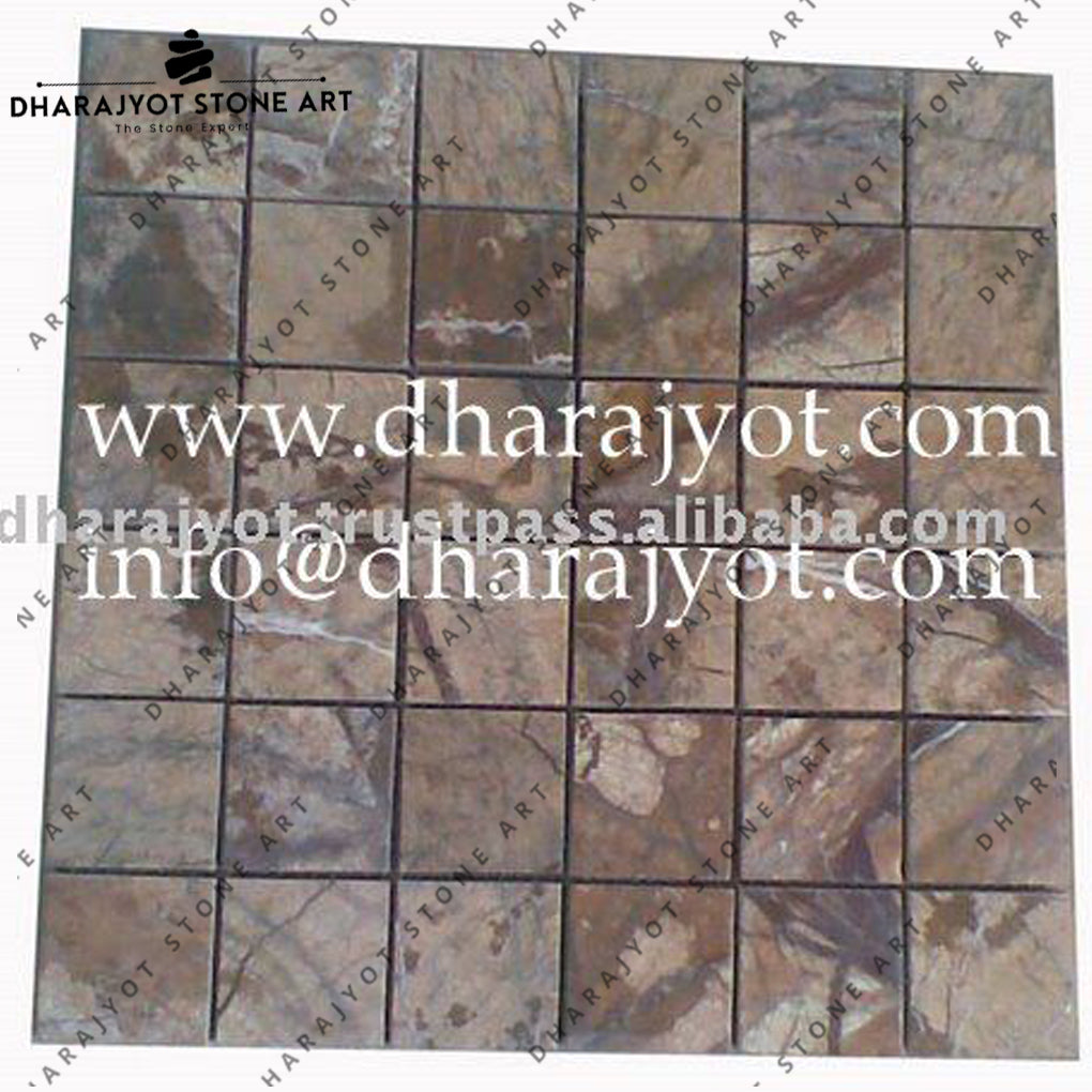 Square Grey Multicolor Regular Mosaic – Dharajyot Stone Art