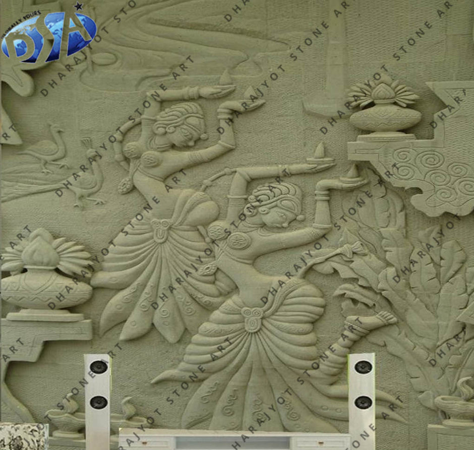 Stone murals for walls & stone wall art design manufacturer – Dharajyot ...