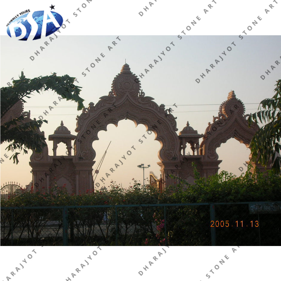 Stone gates: Marble stone entrance gates online manufacturer ...