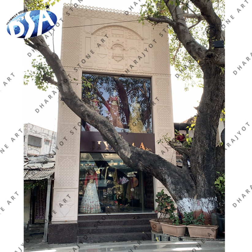 Sandstone Cladding Work Cladding Elevation – Dharajyot Stone Art