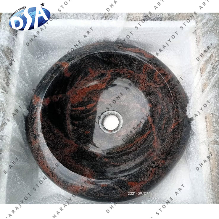 Table Top Granite Wash Basin – Dharajyot Stone Art